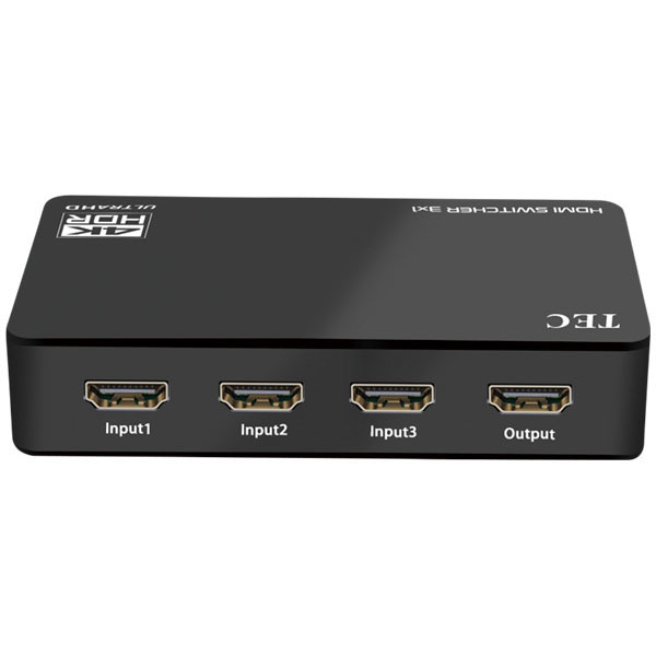 UCHIDASウチダス4KウルトラHD HDR対応 3入力1出力 HDMI切替器: OA・サプライ用品