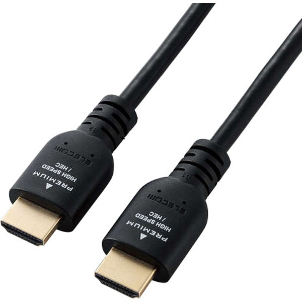 UCHIDASウチダスプレミアムハイスピードHDMI（R）ケーブル 2m: OA・サプライ用品